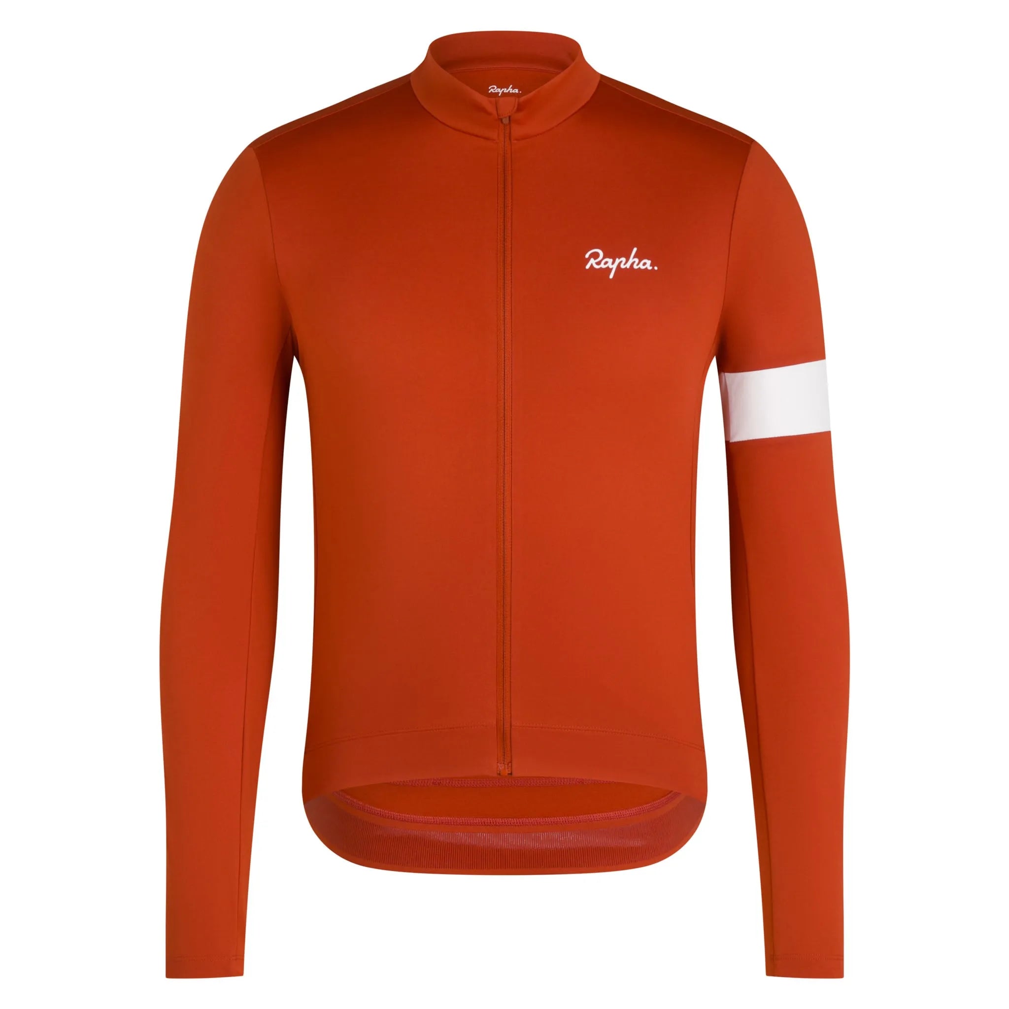 RAPHA Core Thermal Langarmtrikot - PIT Paprika Weiß – Velodrom CC