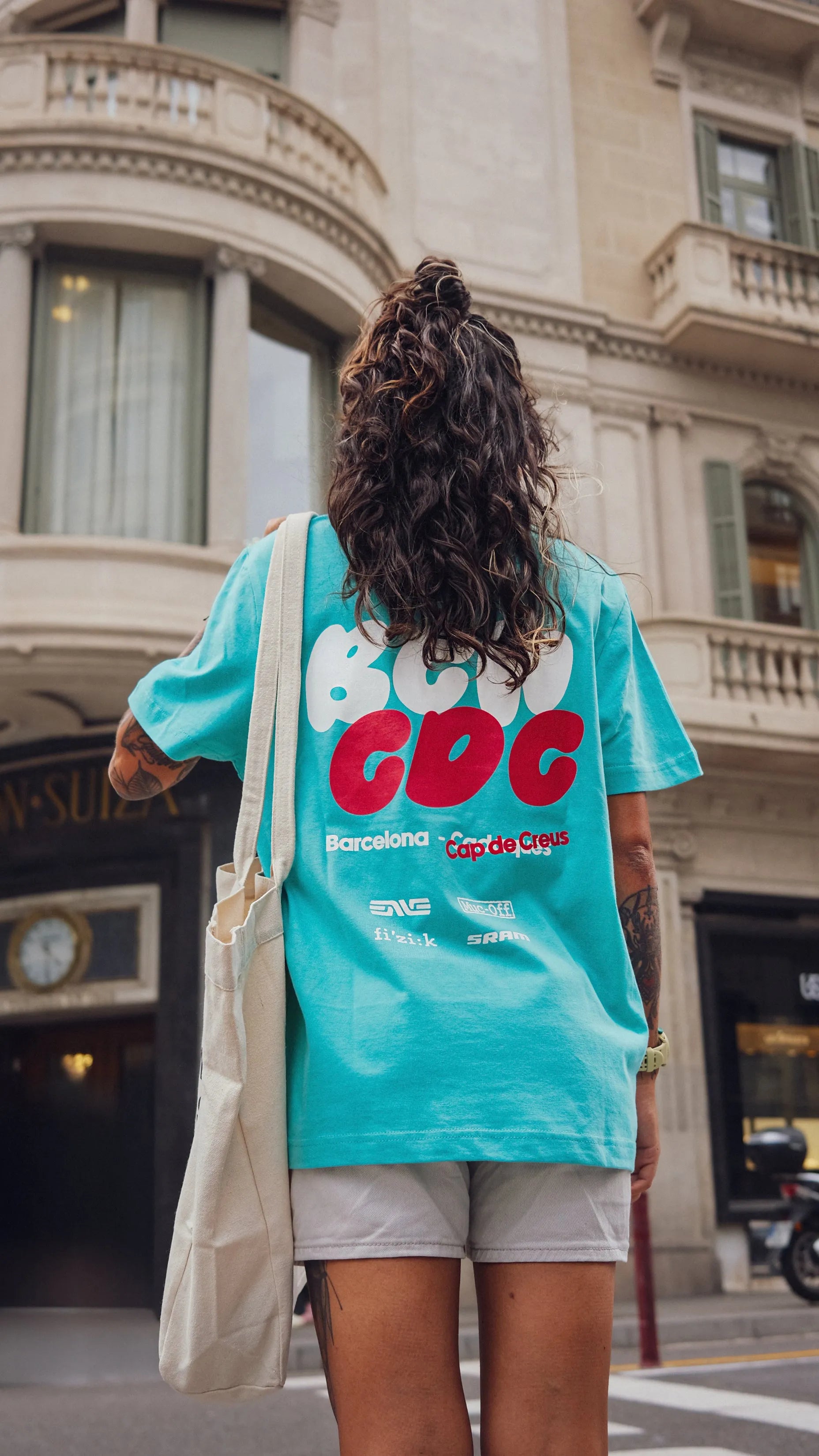 VELODROM BCN CDC Tshirt - Ocean Blue Mist | Velodrom Cycling Store ...