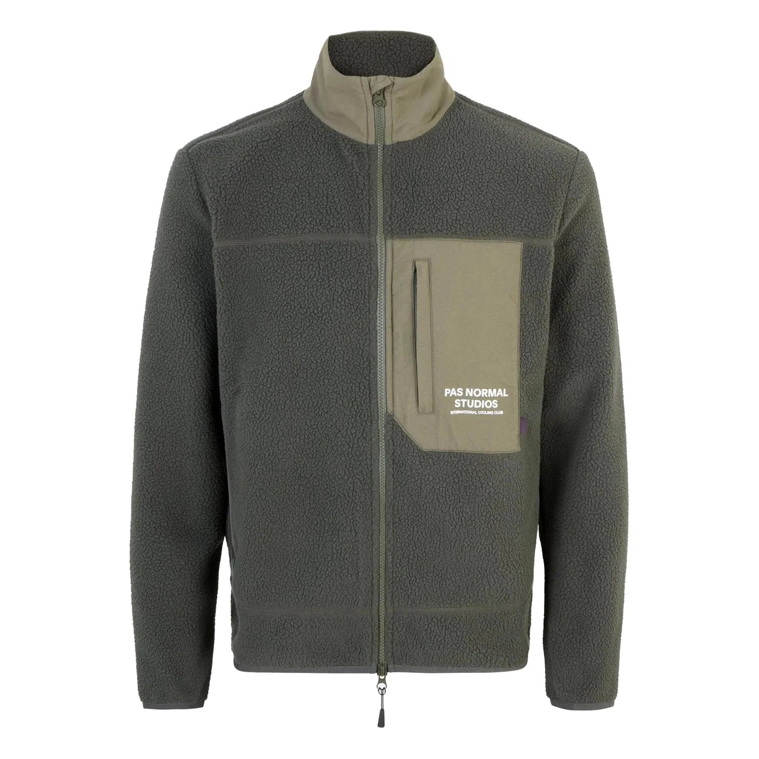 PAS NORMAL STUDIOS Off Race Fleece Jacket - Dark Olive – Velodrom CC