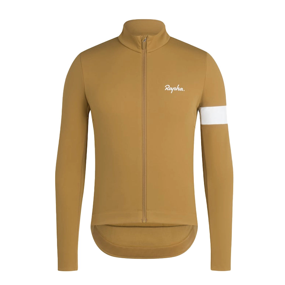 RAPHA Core Winter Jacket - DGA Faded Gold/White – Velodrom CC